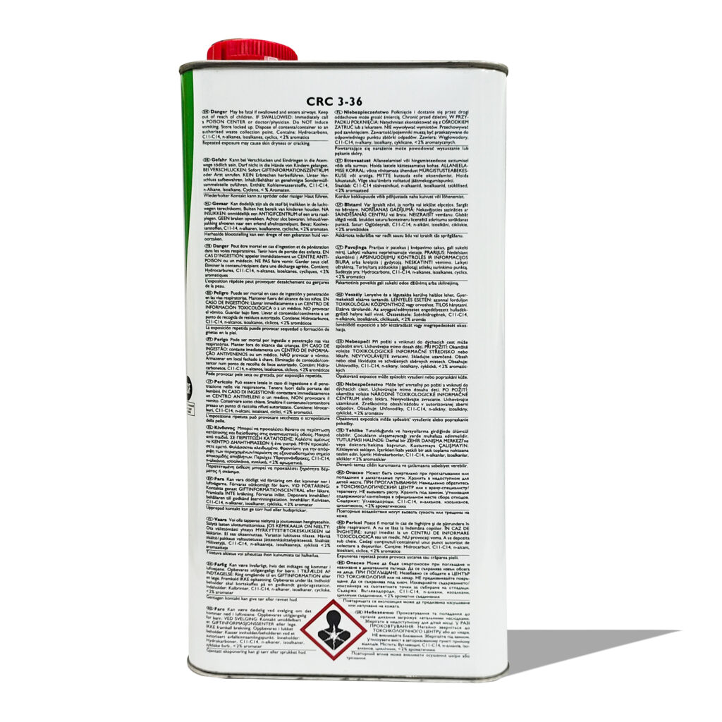 CRC 3-36 Multi-Purpose Lubricant and Corrosion Inhibitor - Una Eco ...