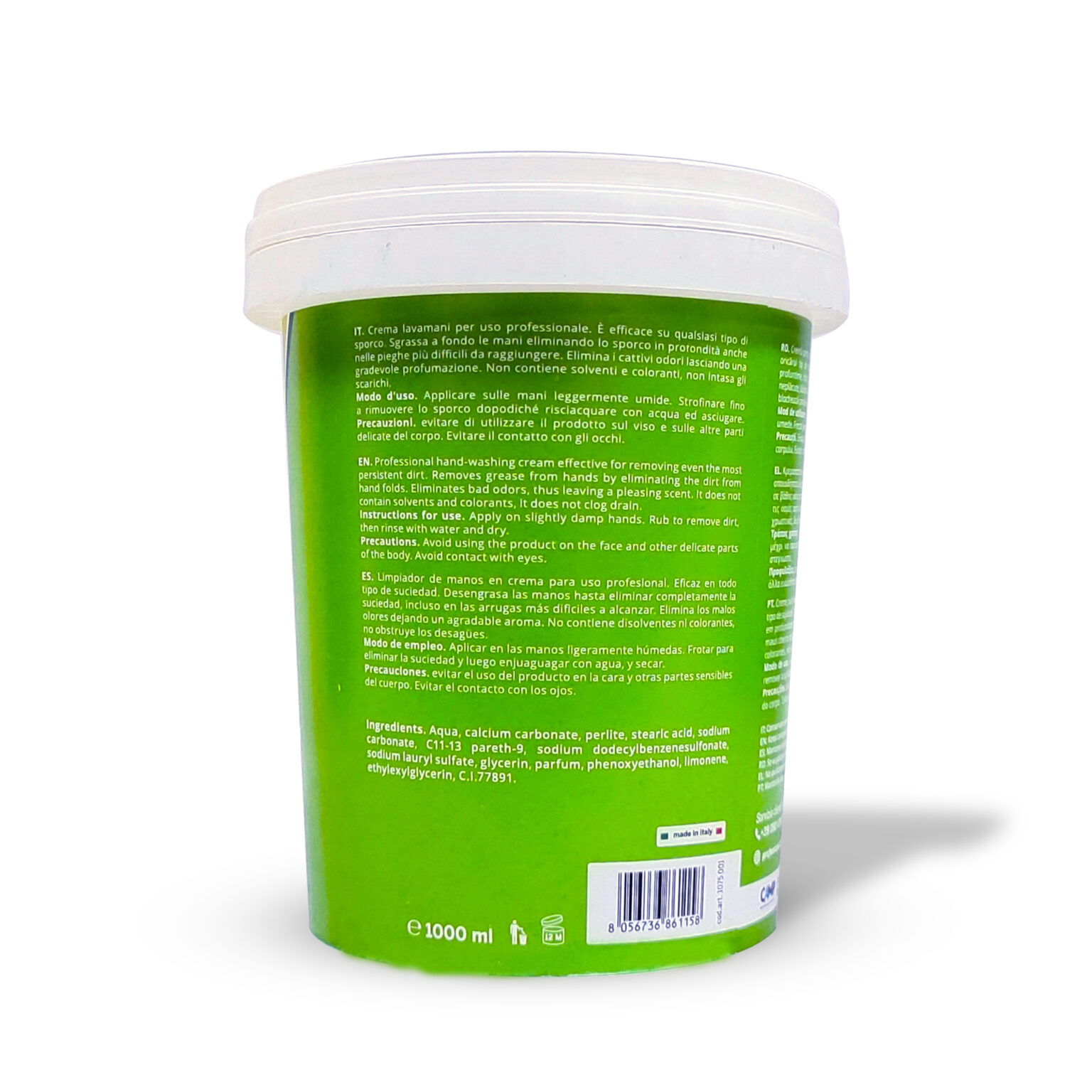 Camp BLAST White hand washing cream with abrasive microspheres - Una ...