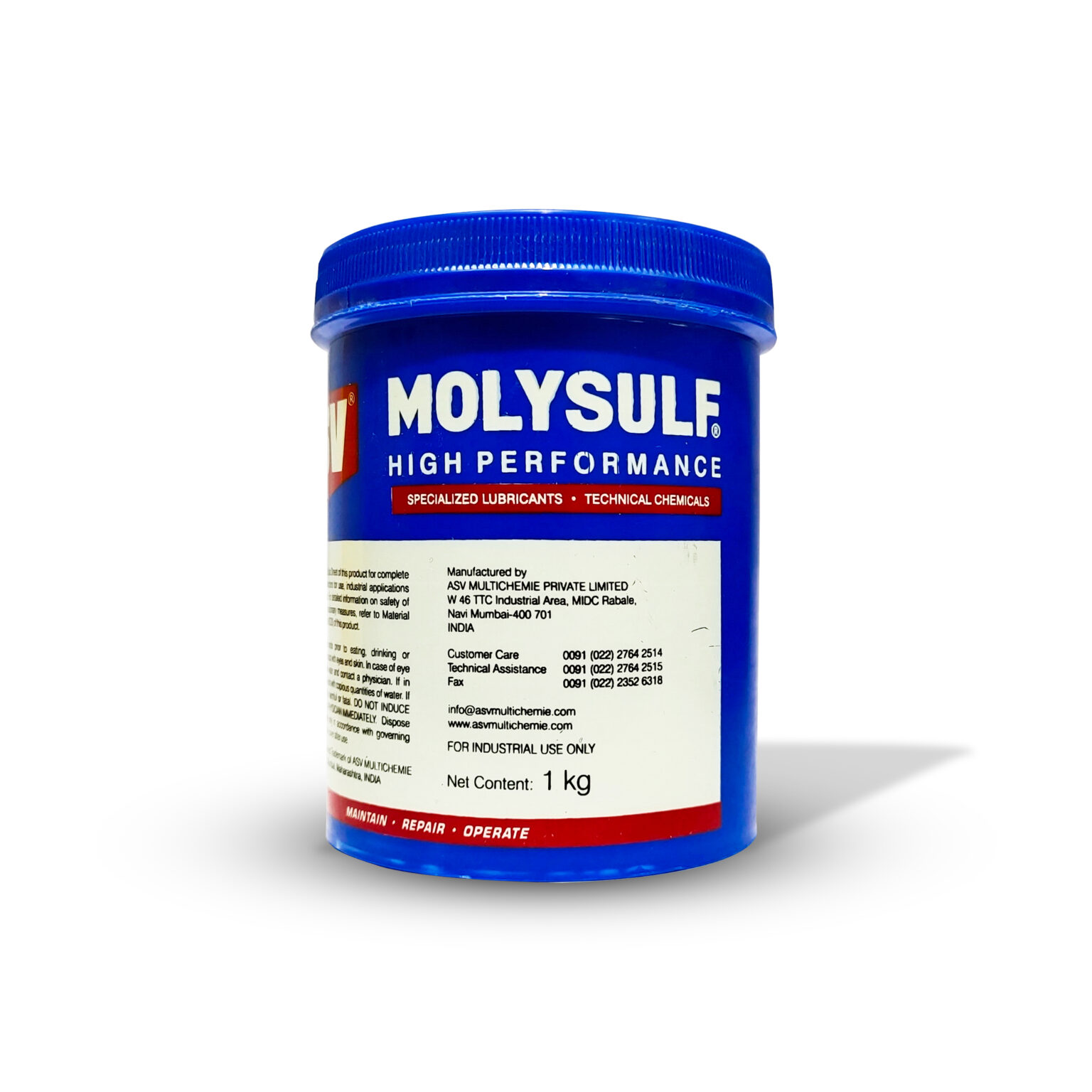 ASV Chuck paste white solid lubricants based grease - Una Eco Trading LLC