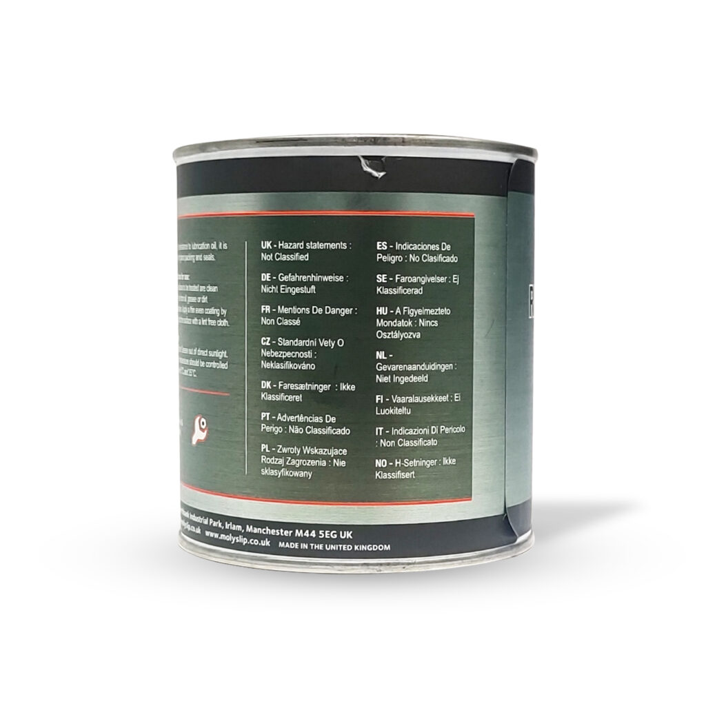 Molyslip Red Rubber Grease Natural Oil Based Grease - Una Eco Trading LLC