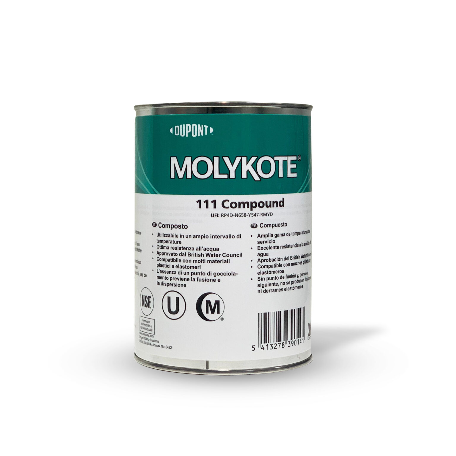 MOLYKOTE 111 Compound Features - Una Eco Trading LLC