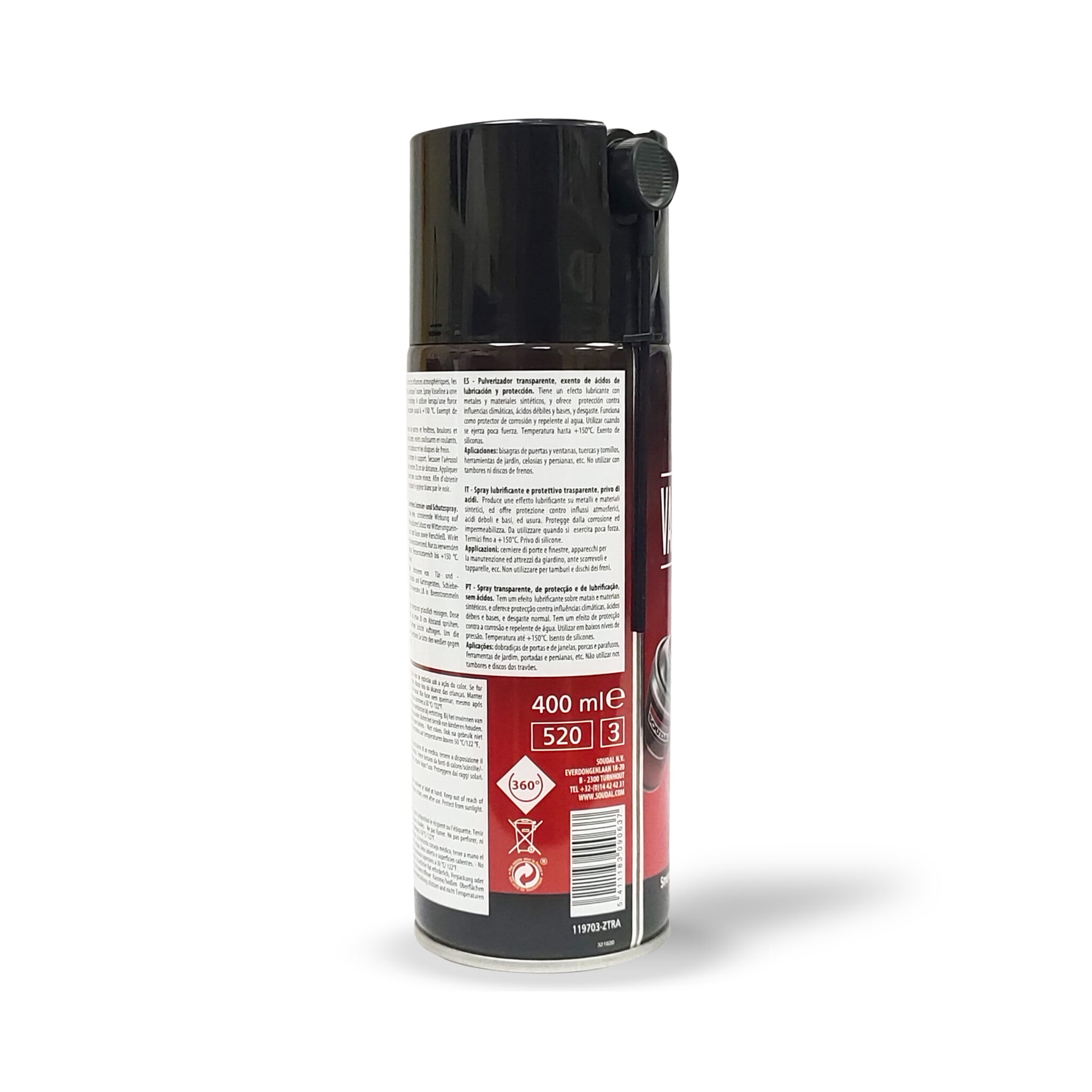 Soudal Vaseline Spray - Una Eco Trading LLC